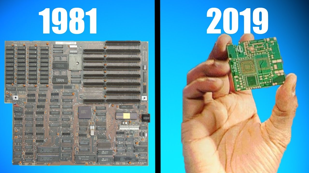 Evolution Computer Motherboard 1981 2019 Youtube