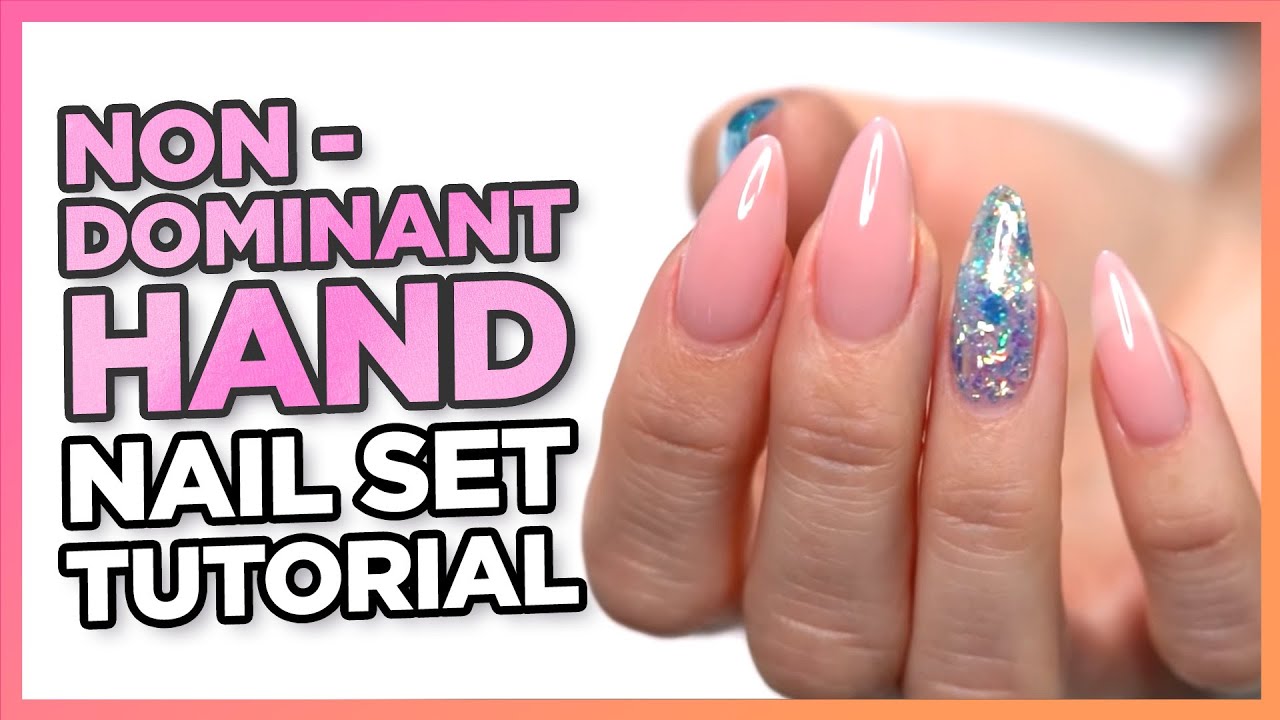 Watch Me Work Karen Diy Non Dominant Hand Nails Tutorial Youtube