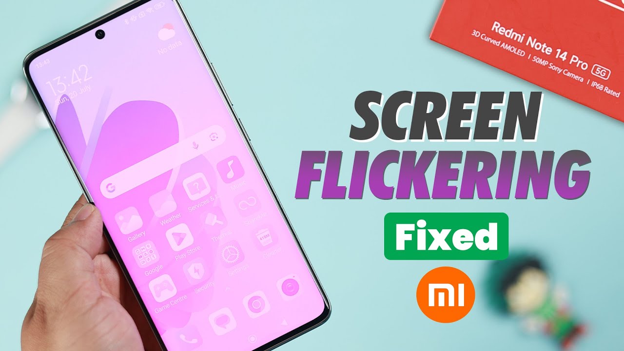 Fix Screen Flickering Display Issue In Any Redmi Phone Android Youtube