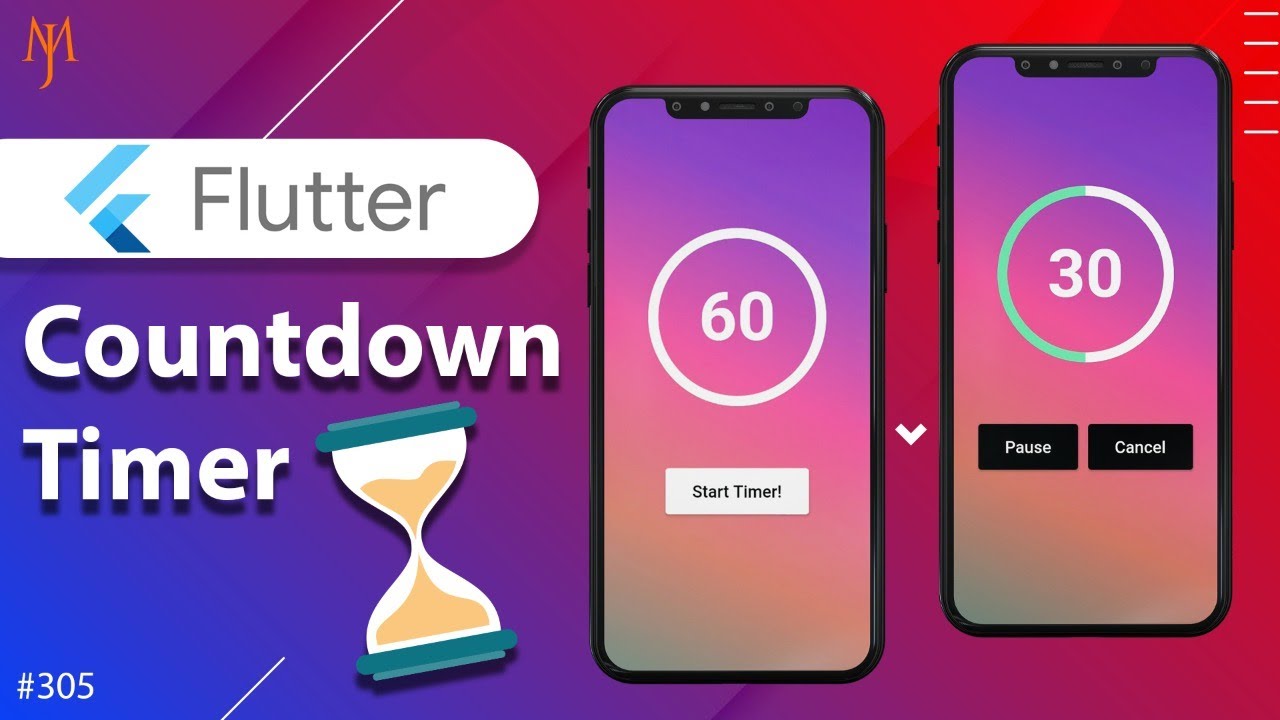 Flutter Tutorial Simple Countdown Timer With Start Pause Cancel