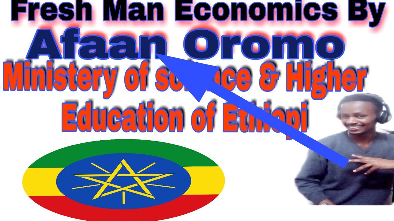 Freshman Economics Course Tutorials Chapter 1 Part 2 By A O Youtube