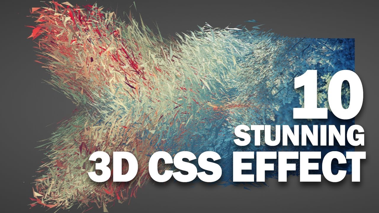10 Stunning Css 3d Effect You Must See Youtube