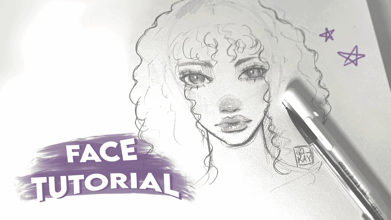 How To Draw A Face Tutorial Youtube