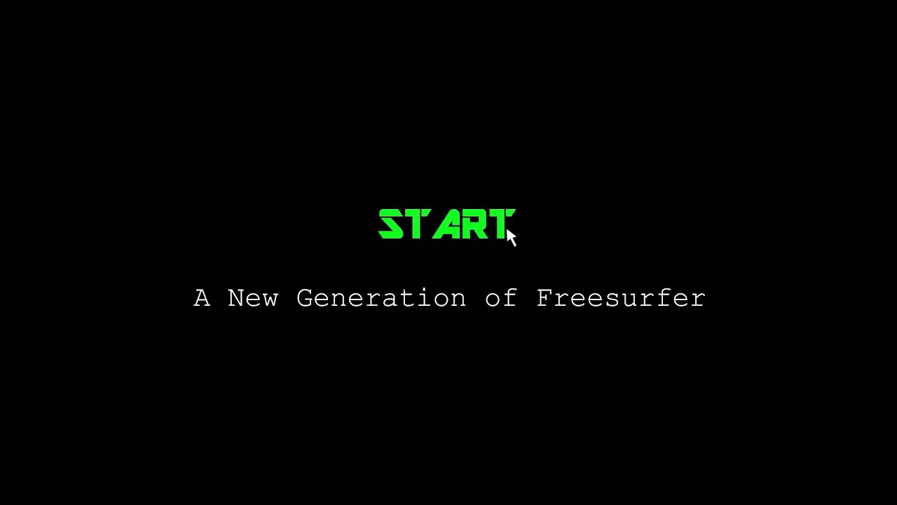 Start A New Generation Of Freesurfer Youtube
