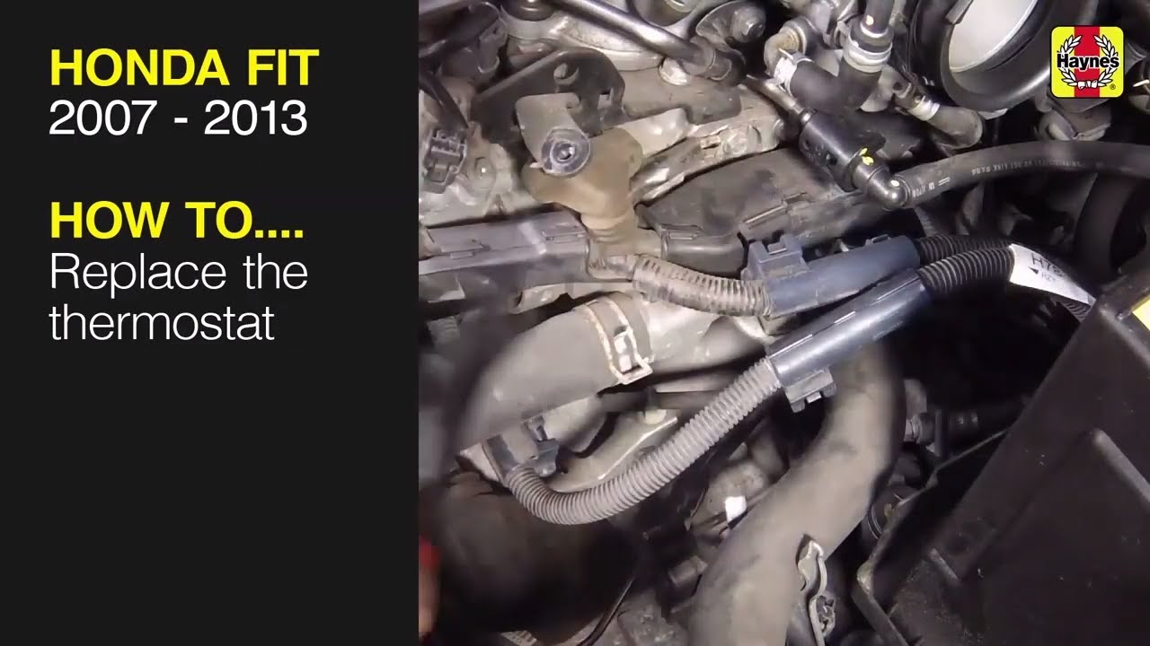 How To Replace The Thermostat On The Honda Fit 2007 To 2013 4 Youtube