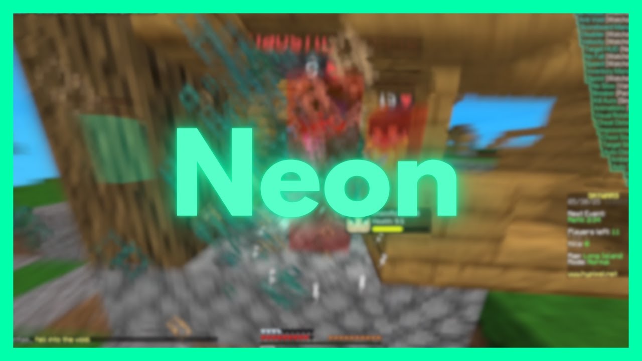 Neon Client Is The Best Client Cheating On Hypixel W Neon Youtube