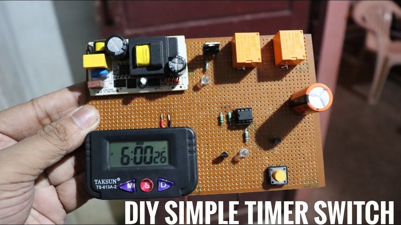 Diy Simple Timer Switch Youtube