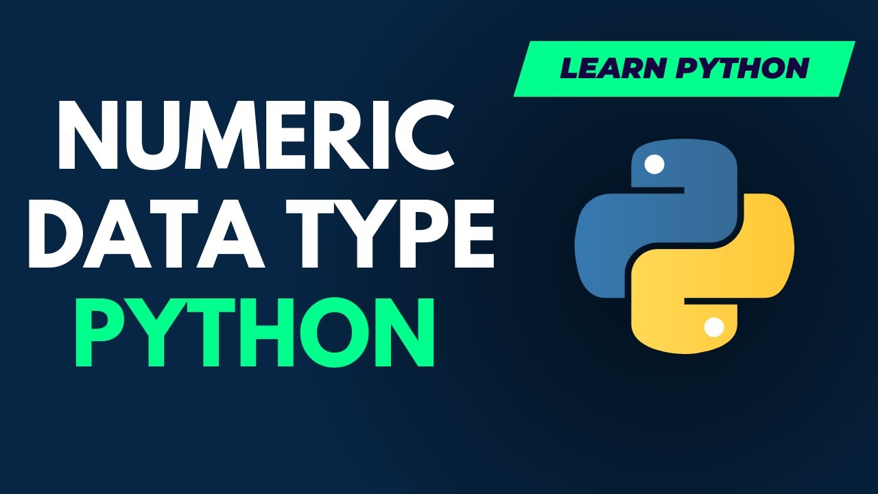 Python Tutorial For Beginners 03 Numeric Data Types Youtube