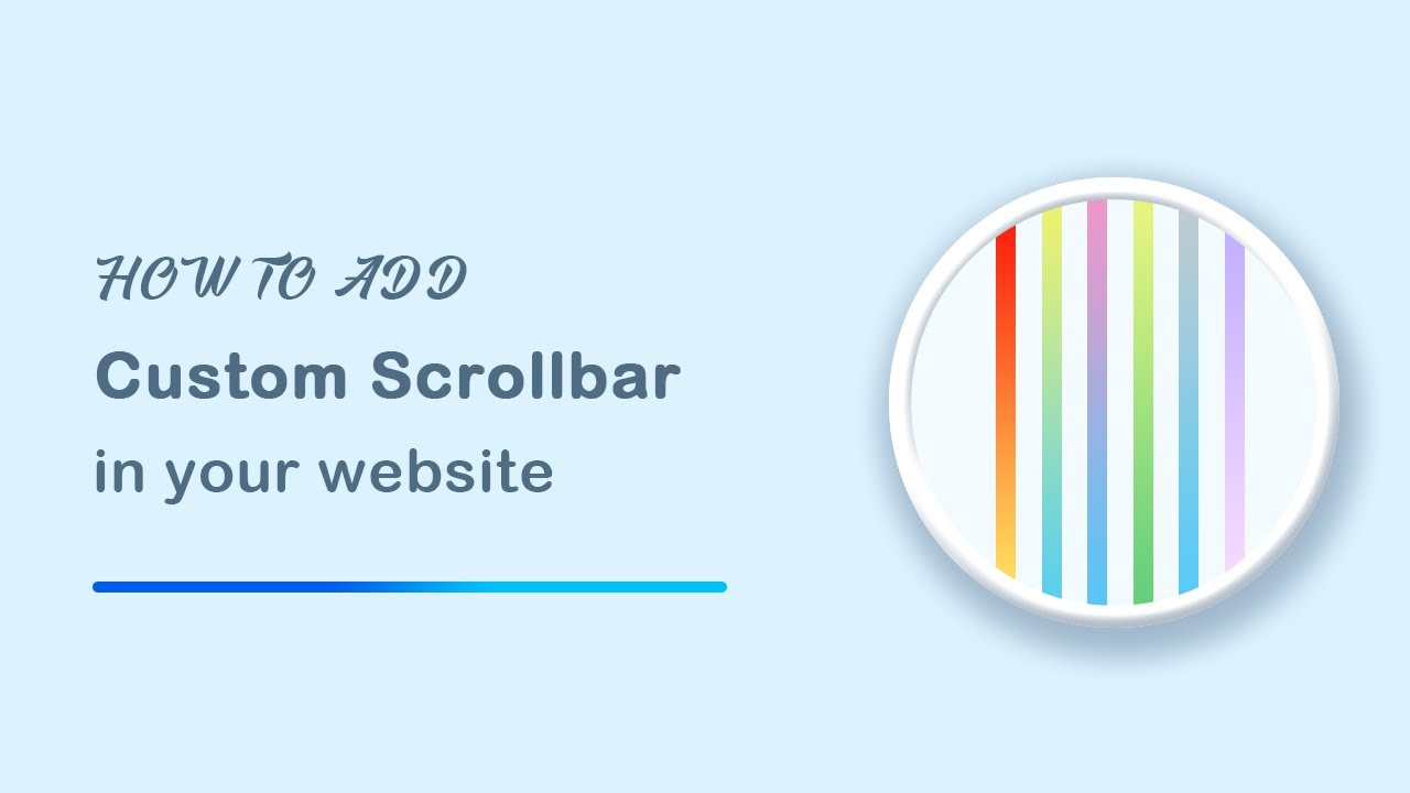 Scrollbar Css Simple At Aileen Markham Blog