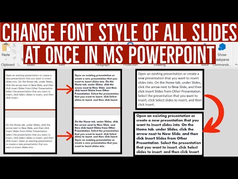 How To Change Fonts Of All Slides At Once In Powerpoint Replace Fonts