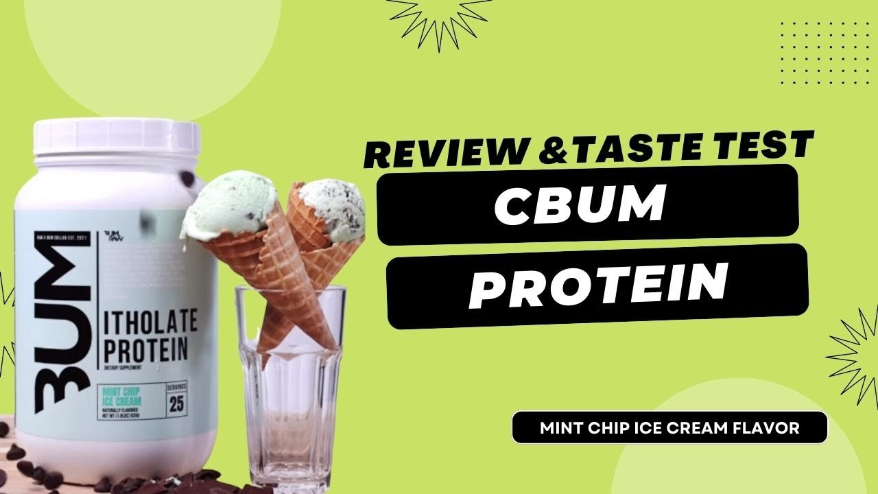 Cbum Itholate Protein New Mint Chip Ice Cream Review Taste Test Youtube