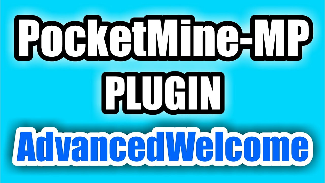 Premium Pocketmine Mp Plugin Advancedwelcome Sivannkh Youtube