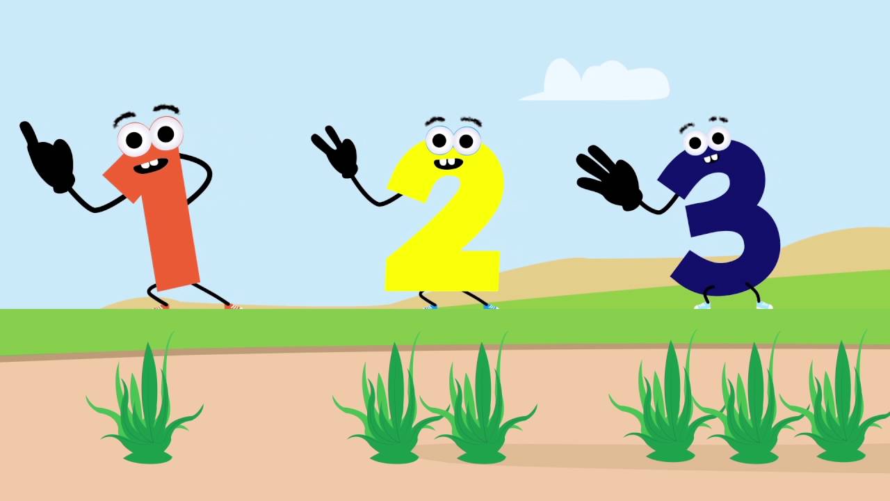 One Two Three Song Numbers Shapes With Akili And Me Educational