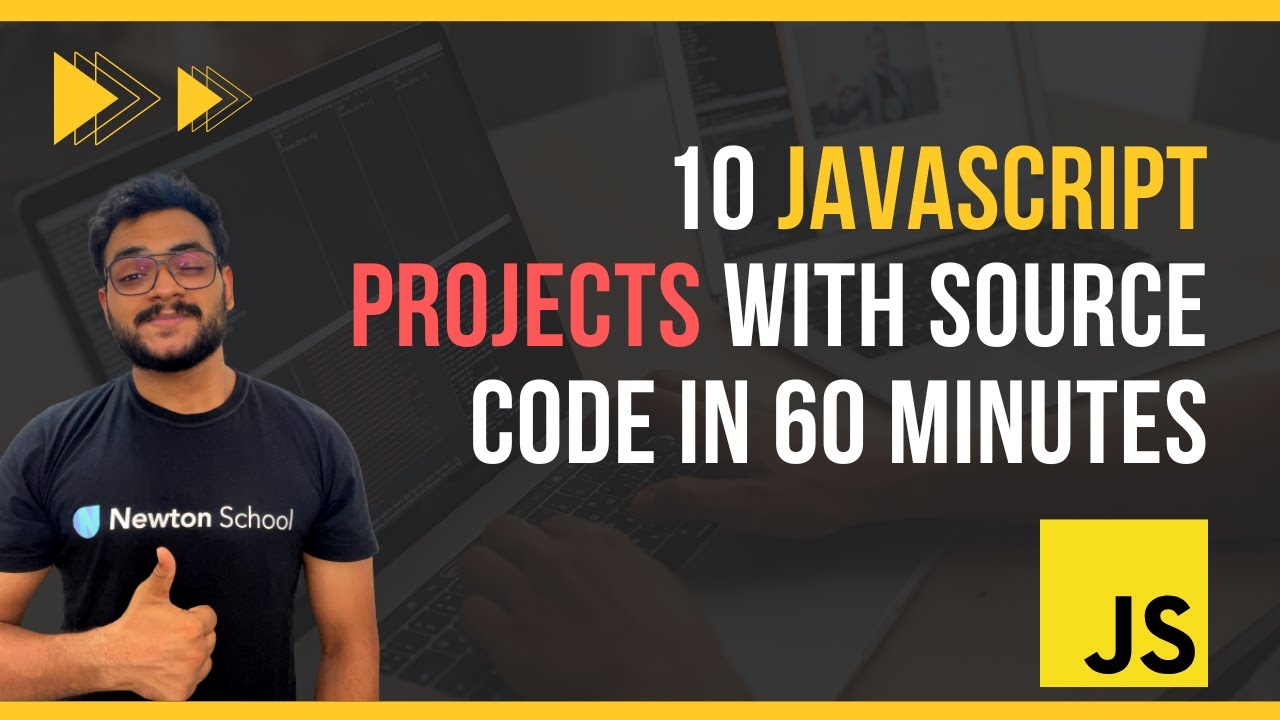 10 Javascript Project With Source Code In 60 Minutes Youtube