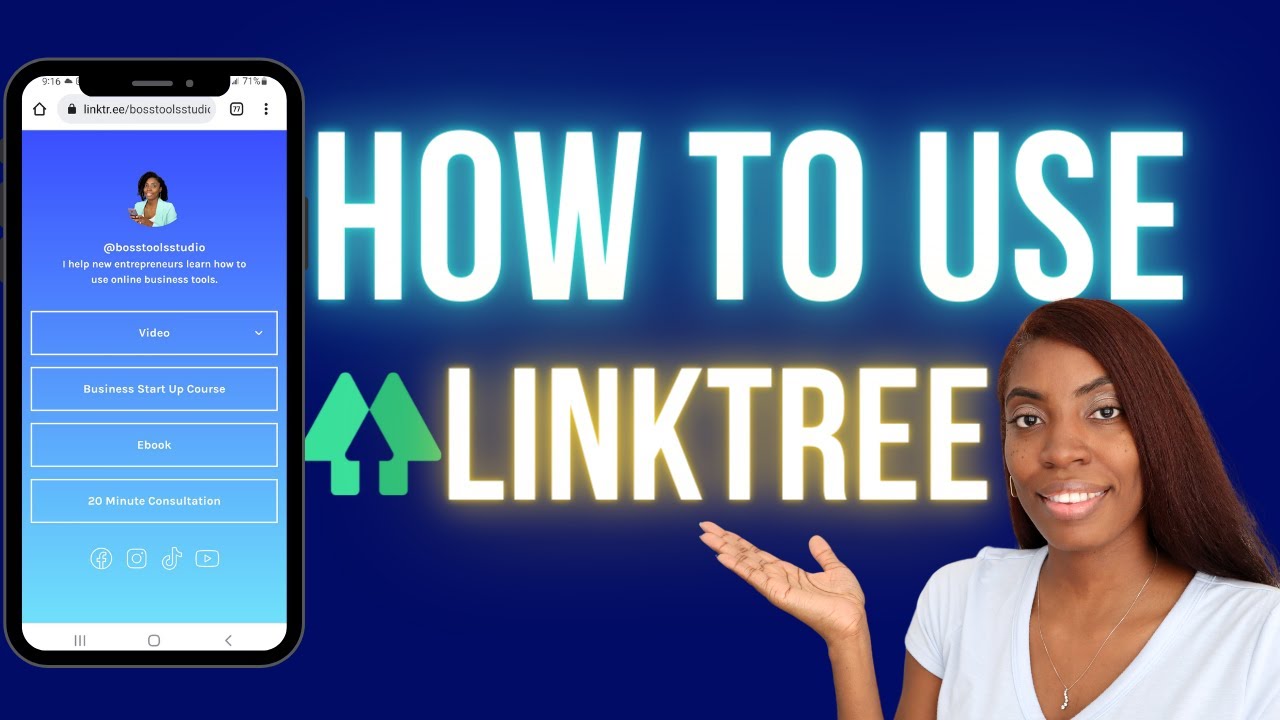 Linktree Tutorial How To Create A Link In Bio Page Youtube