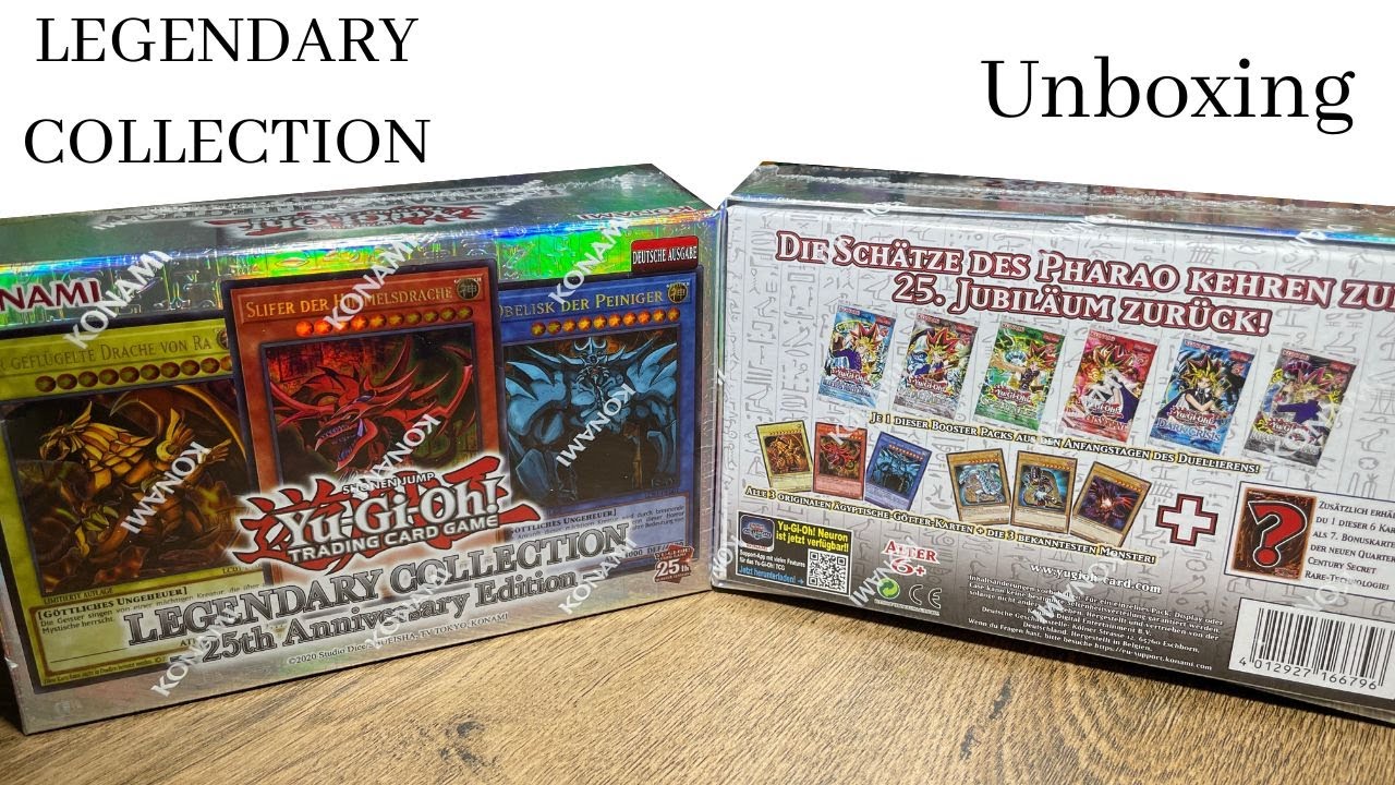 Yu Gi Oh Legendary Collection 25th Anniversary Edition Unboxing