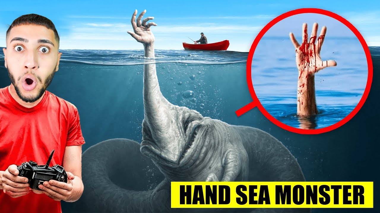Hand Sea Monster Drone Kameralarina Yakalandi Gerçek Hayatta Youtube