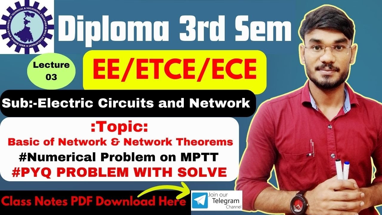 Lec 03 Diploma 3rd Sem Ee Etc Ece Sub Electric Circuits Network