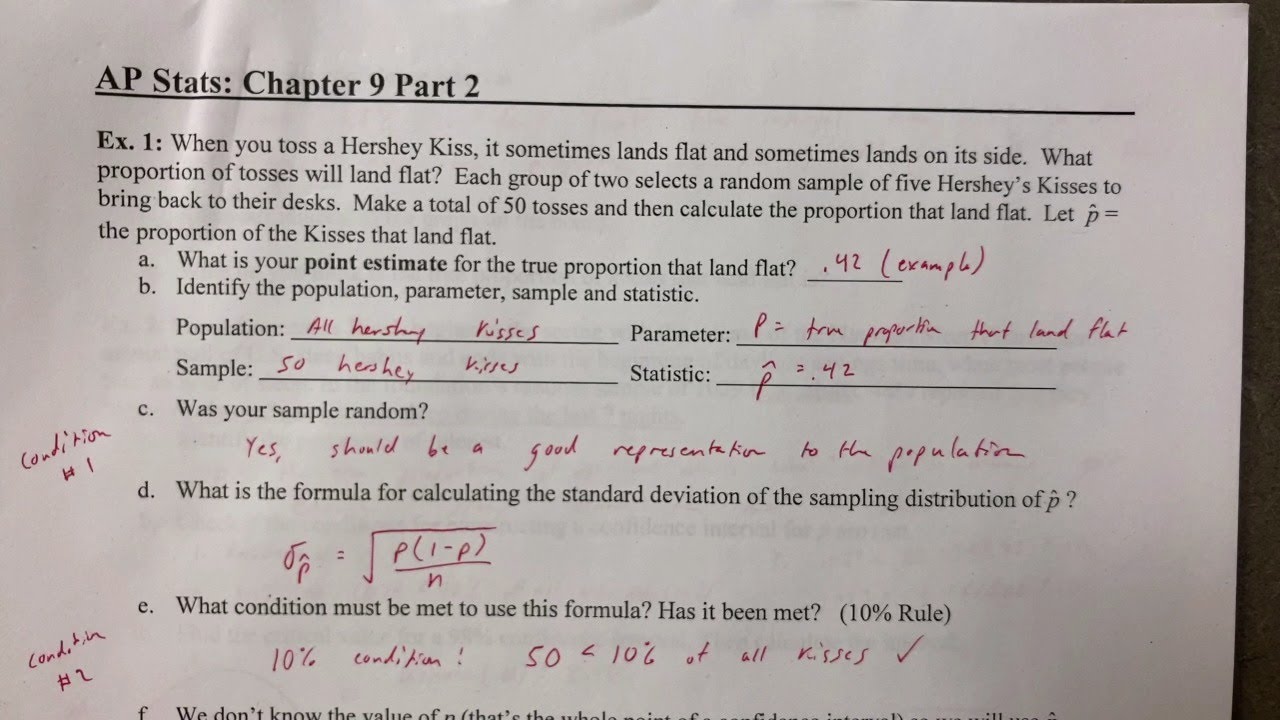 Ap Stats Lesson 9 2 Youtube