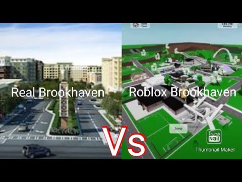 Real Life Brookhaven Vs Roblox Brookhaven Youtube