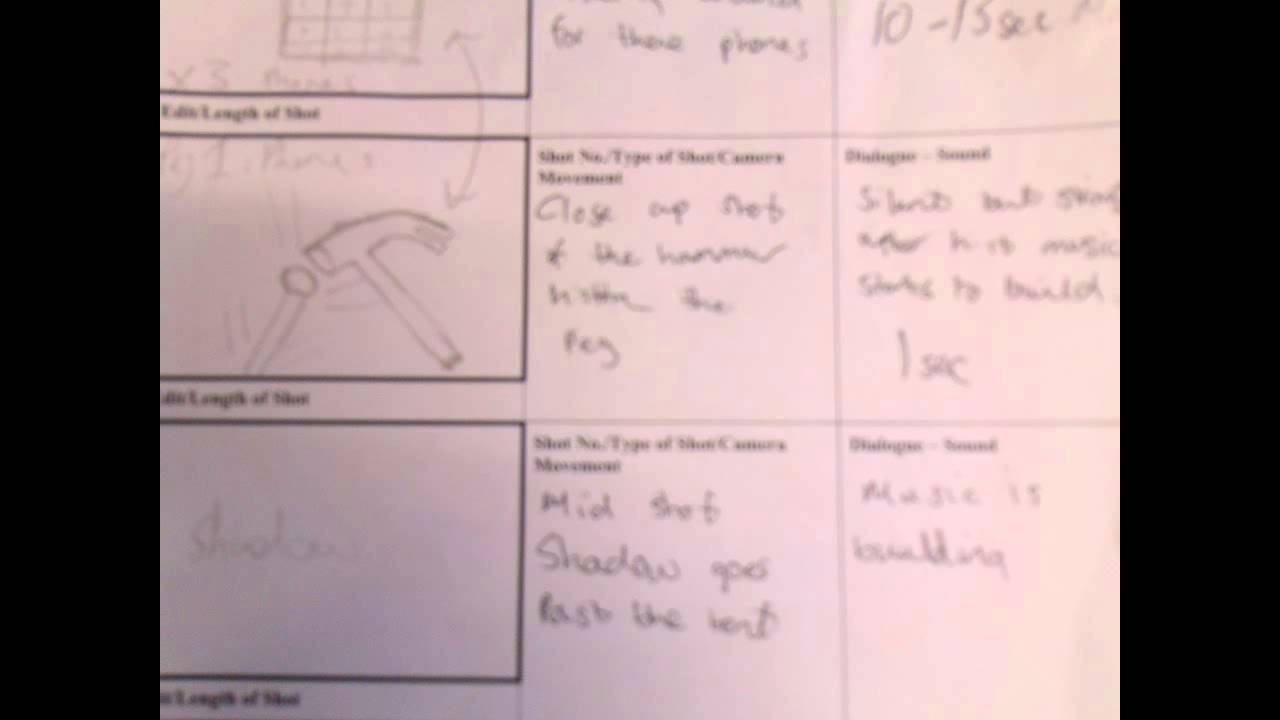 Animatic Storyboard Youtube