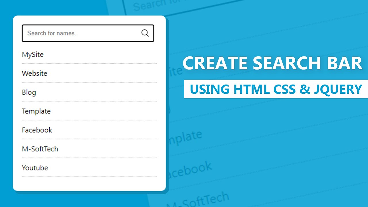 Create Search Bar In Html Css At Peggy Bradley Blog
