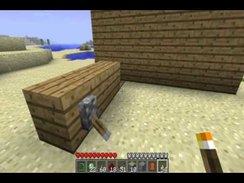 Minecraft Hidden 2x1 Door Using Pistons Youtube