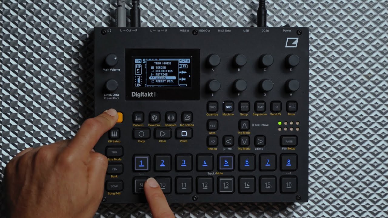 Digitakt Ii Slice Tutorial Youtube