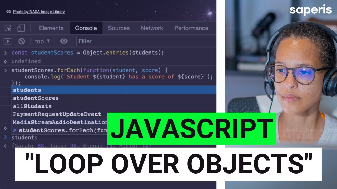 How To Loop Over Objects In Javascript Youtube