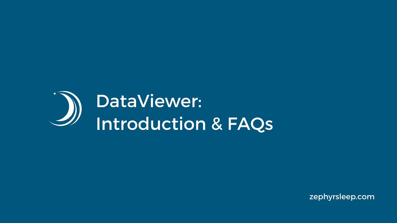Dataviewer Introduction Faqs Youtube