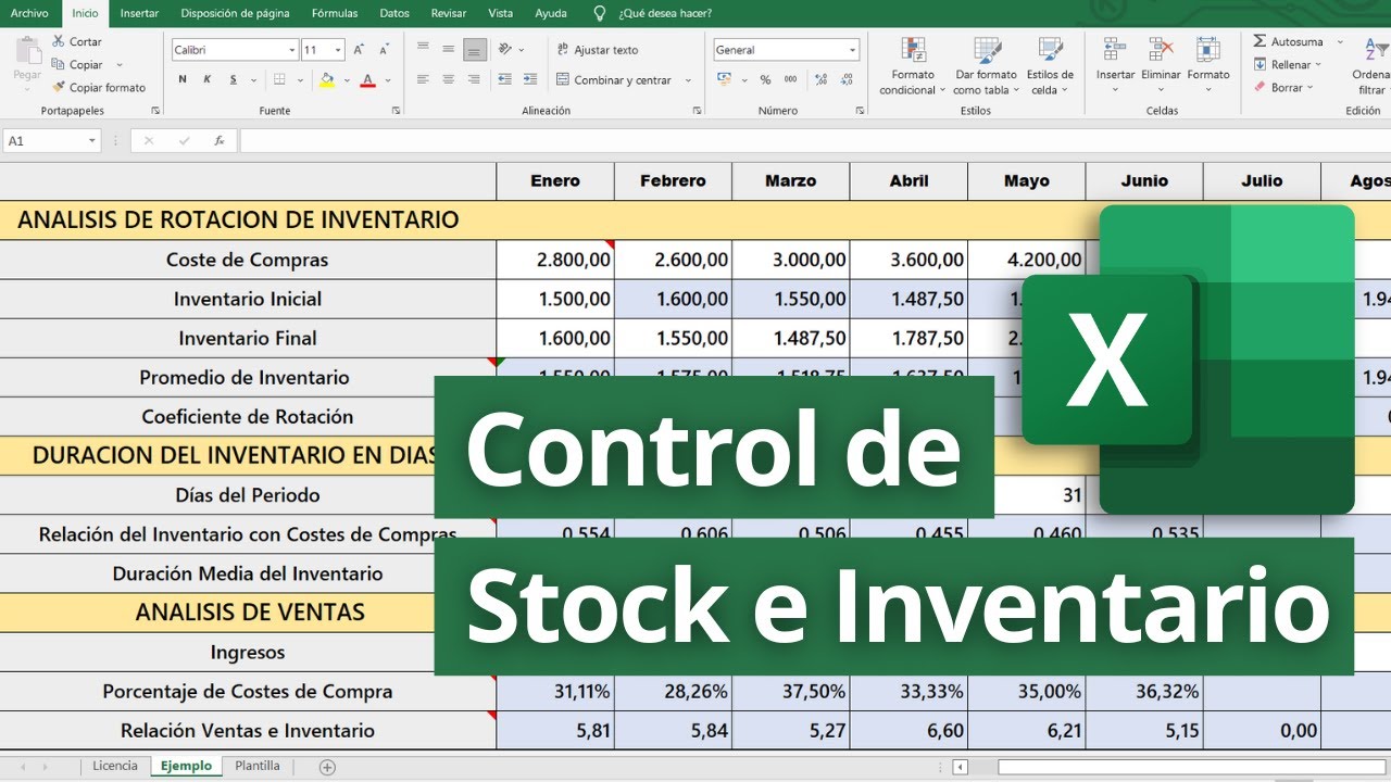 Planilla Excel Inventario Demo De Plantilla Excel Para Manejar El
