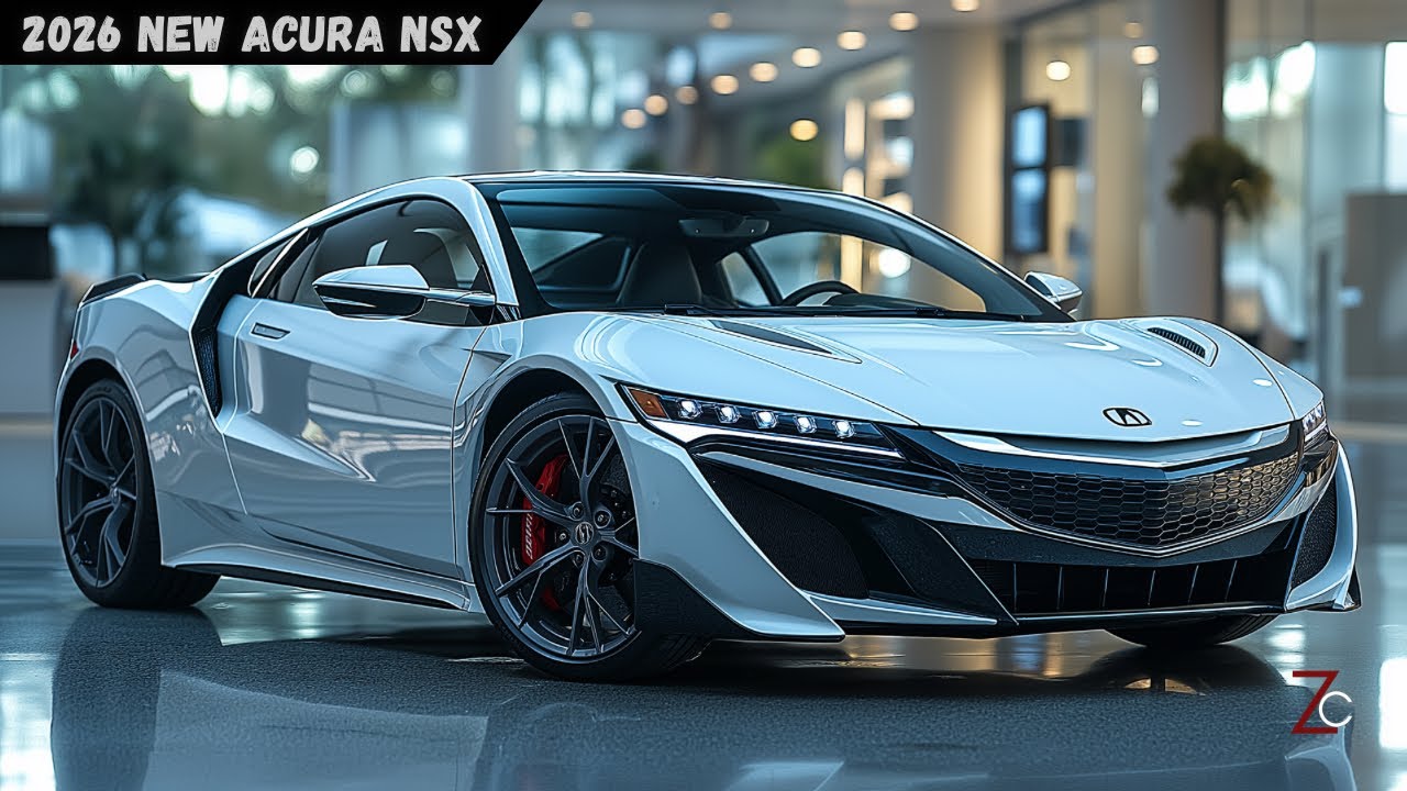 New 2026 Acura Nsx Unveiled Become A Big Improvement For The Acura