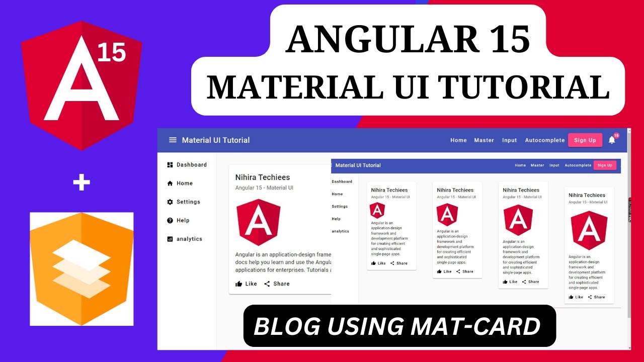 Mat Card In Angular Material Ui Create Blog Post In Angular