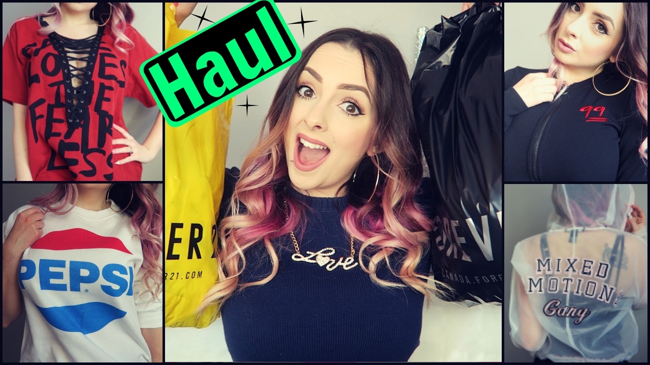 Forever 21 Haul Try On Youtube