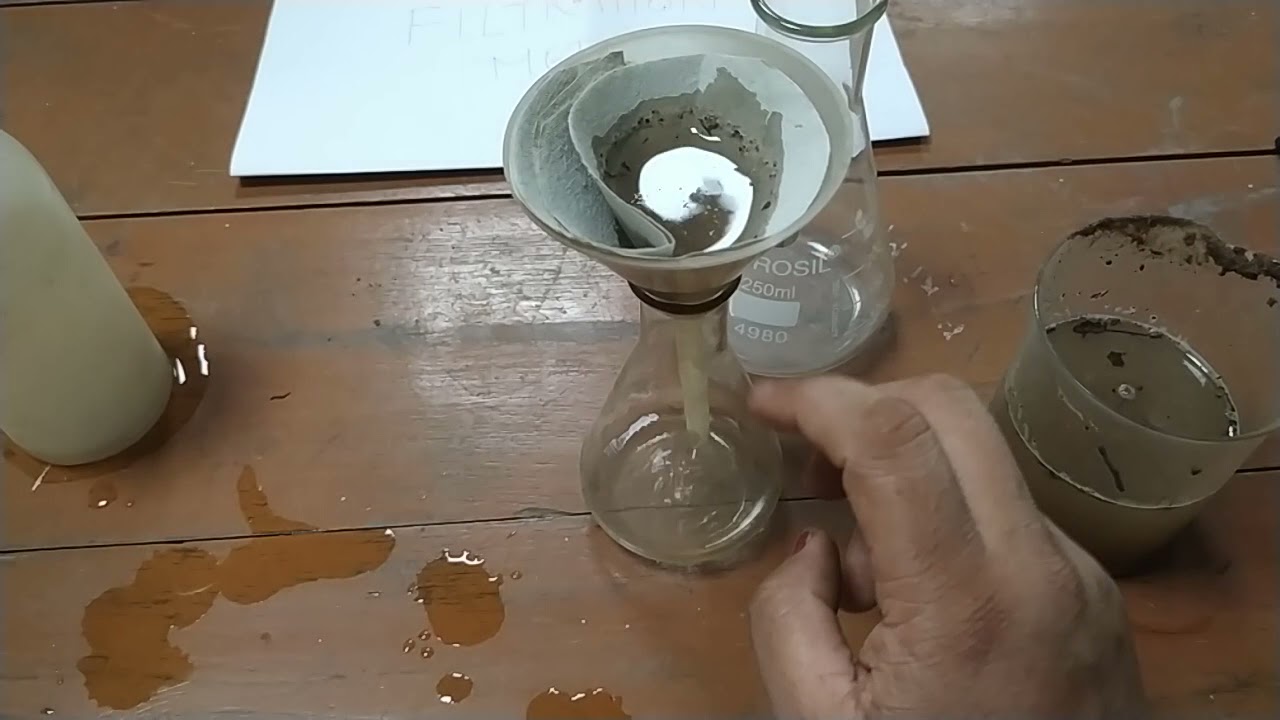 Filtration Of Muddy Water Youtube