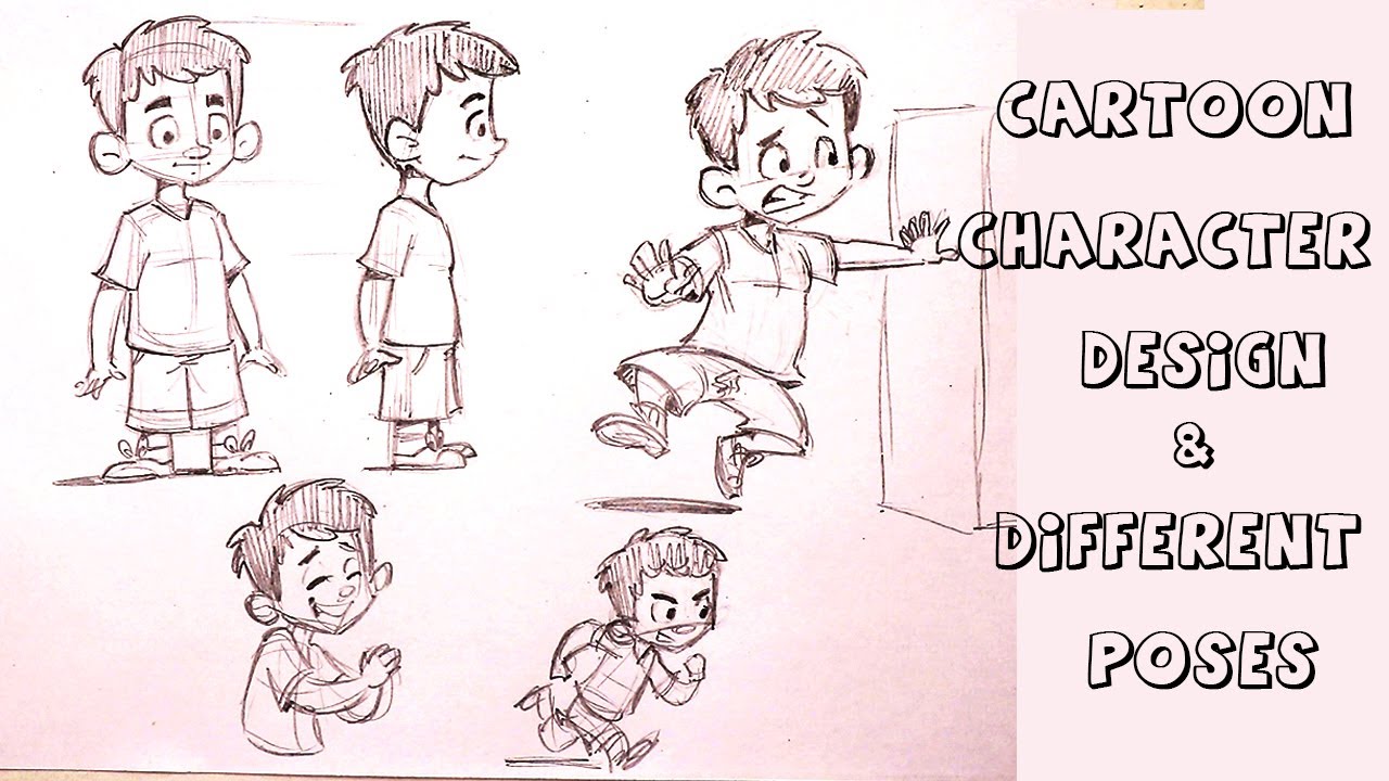 How To Draw Cartoon Character Poses