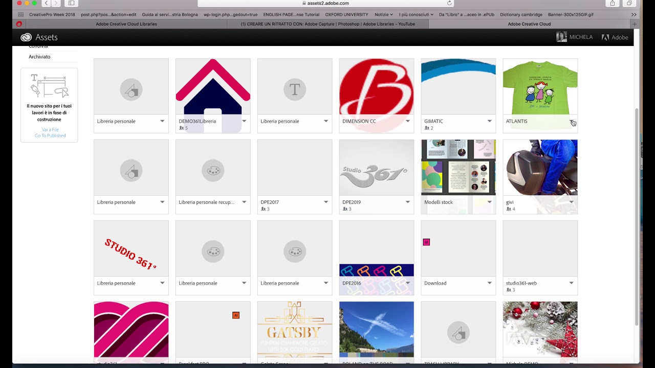 Adobe Cc Libraries 01 Youtube