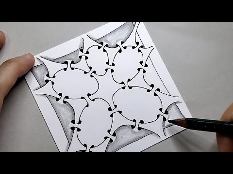 Drawing Zentangle Me Three Youtube