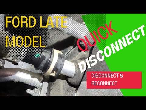 Late Model Ford Heater Hose Quick Disconnect How To Disconnect And