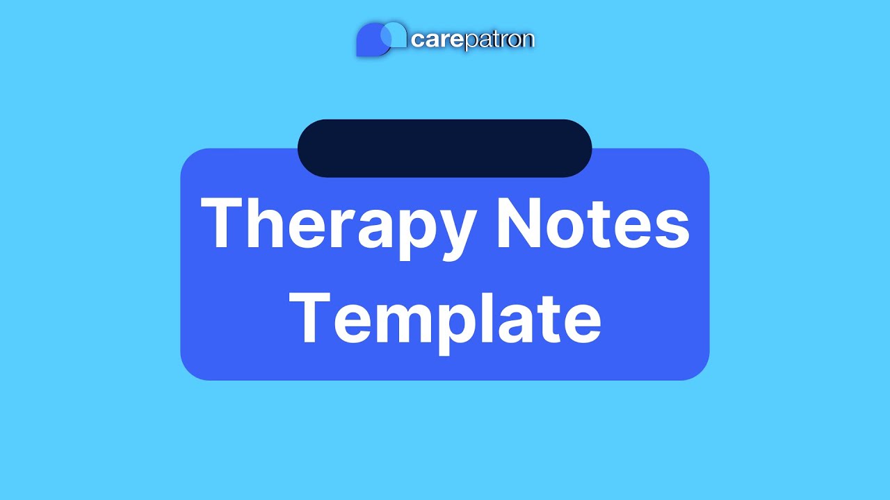 Therapy Notes Youtube