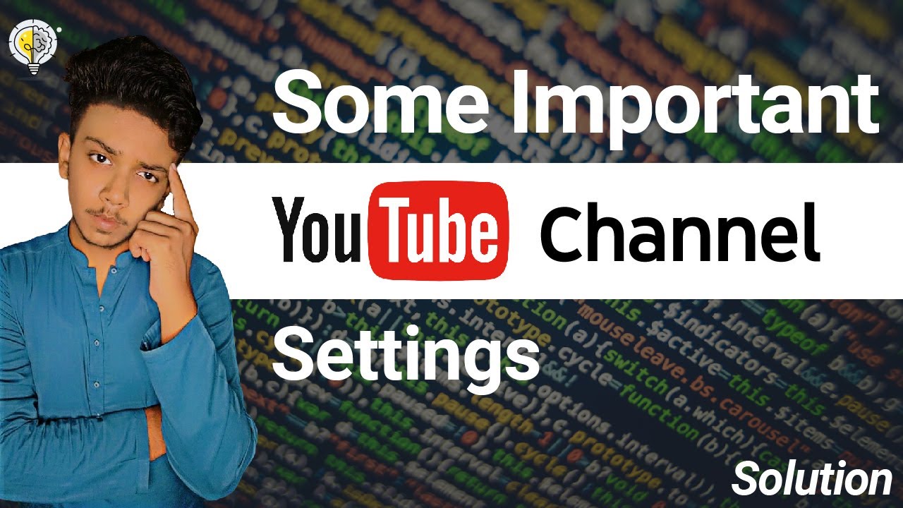 Complete Settings Solution Channel Growth Youtube