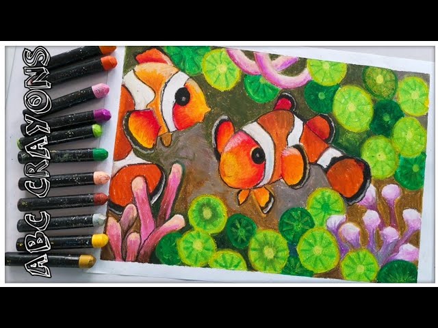 Clownfish And Anemone Drawing