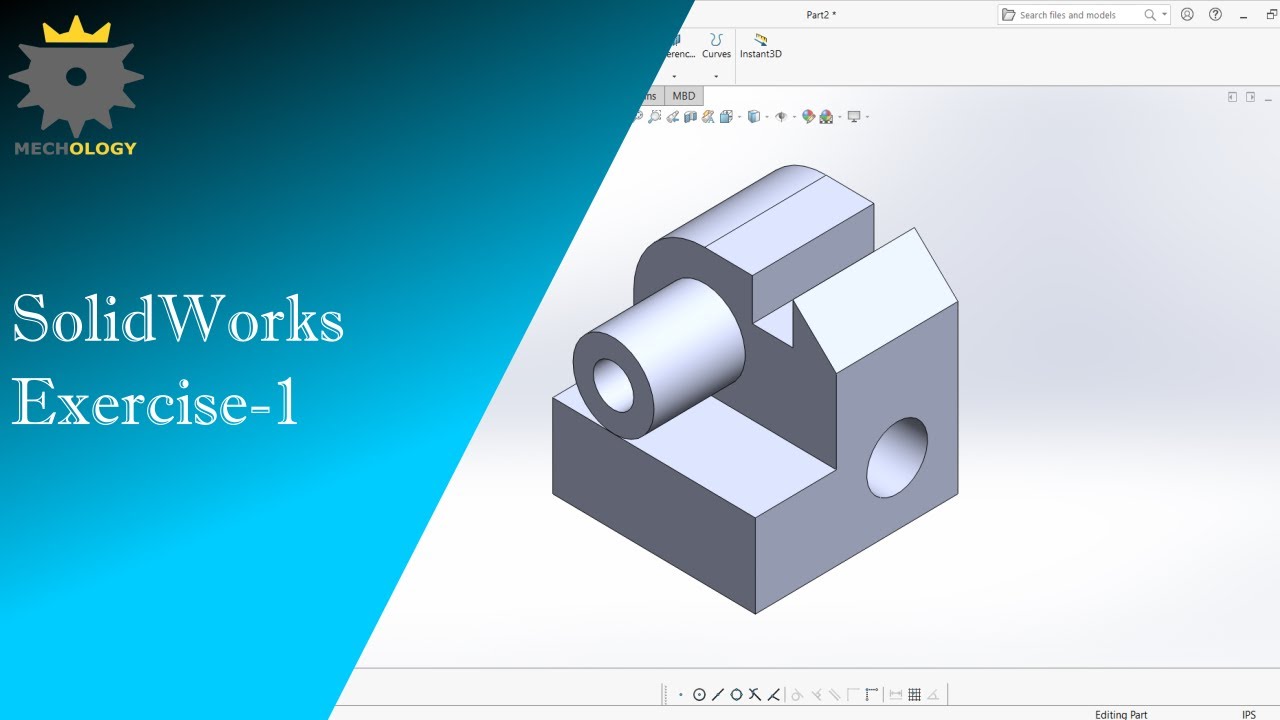Solidworks Exercise 1 Solidworks Tutorial 1 Solidworks Tutorial For