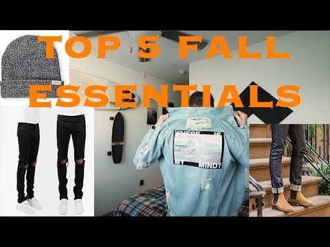 Fall Essentials 2017 Mnml Thursday Boots Denim Jackets Youtube