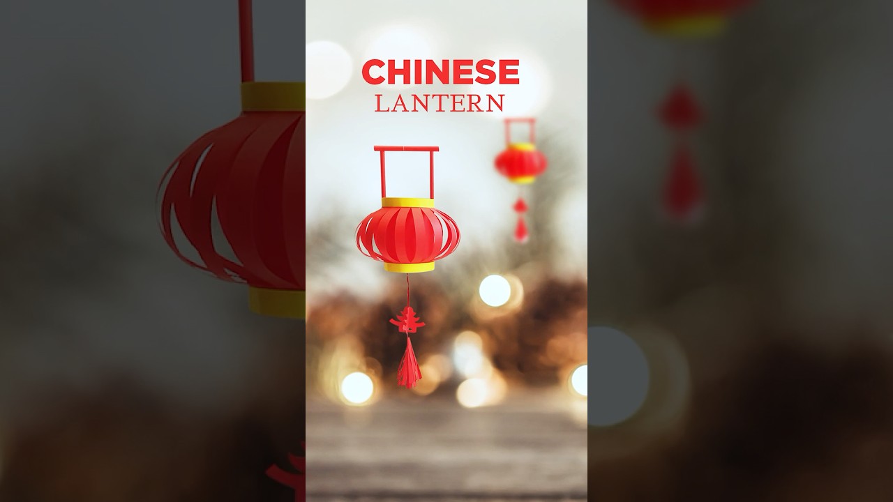 Wow Make This Stunning Diy Chinese Lantern In Minutes Paper Lantern