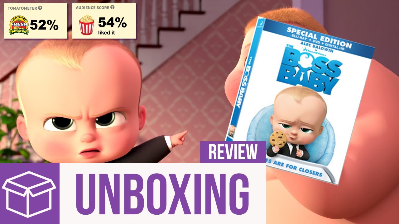 The Boss Baby Blu Ray Unboxing Review Digital Hd Giveaway Youtube