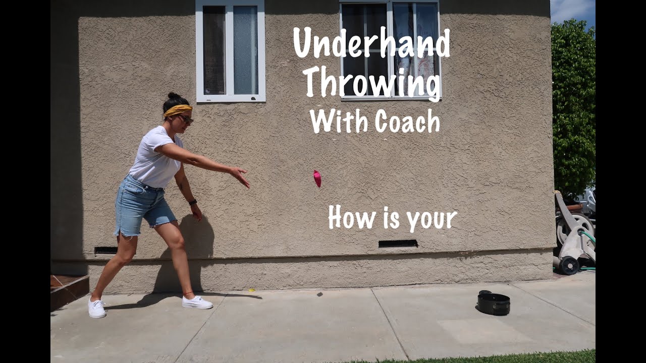 Distance Learning Pe Underhand Throwing Activity Youtube