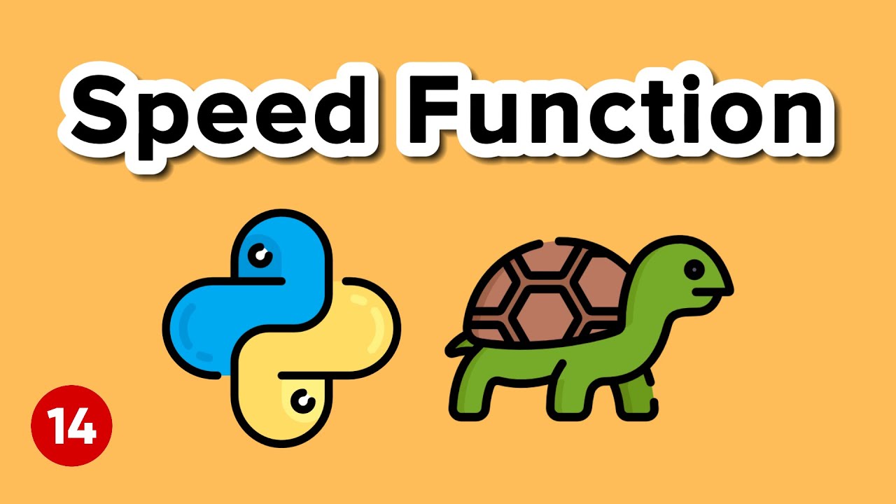 Speed Function Turtle Graphics Tutorial 14 Youtube