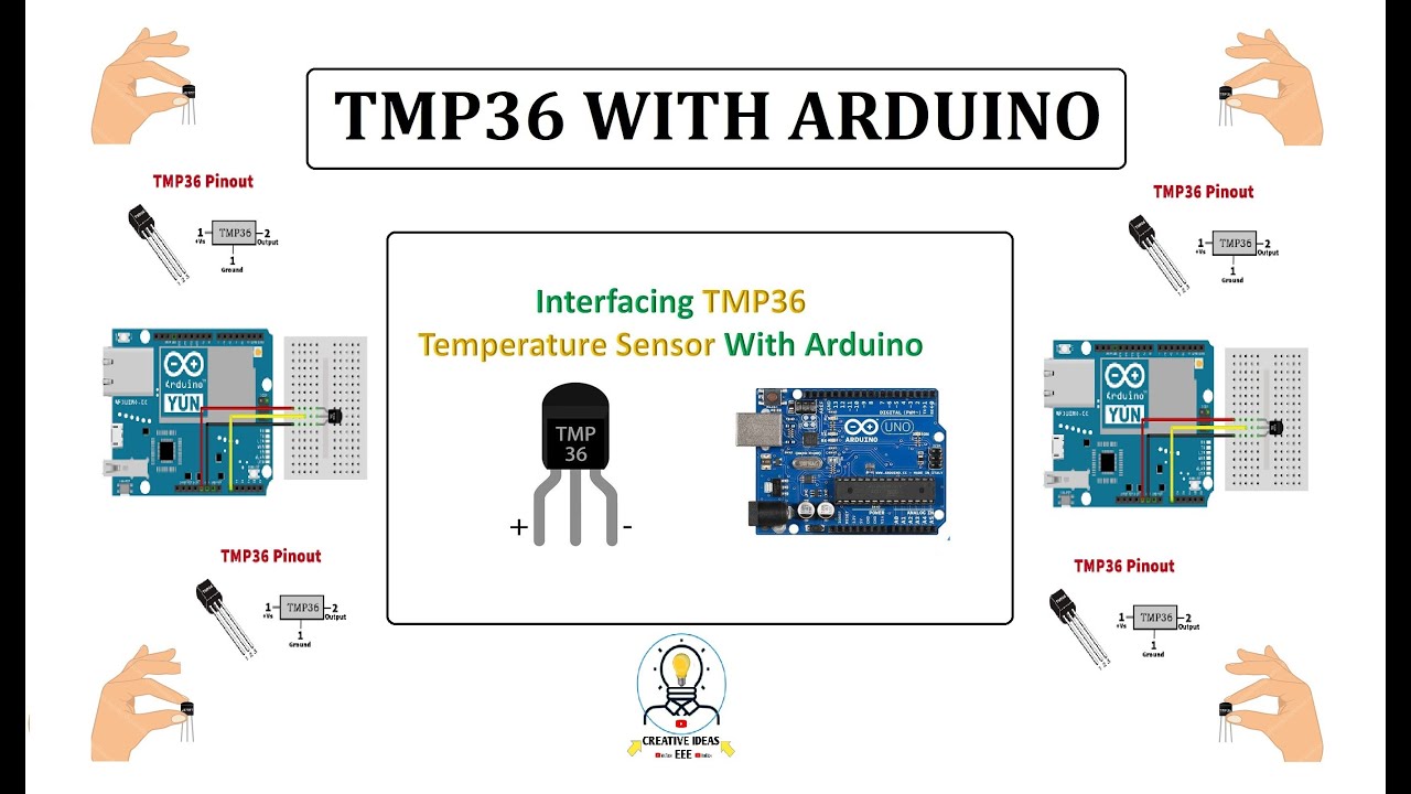 Tmp36 Temperature Sensor Using Arduino Creativeideaseee Temperature