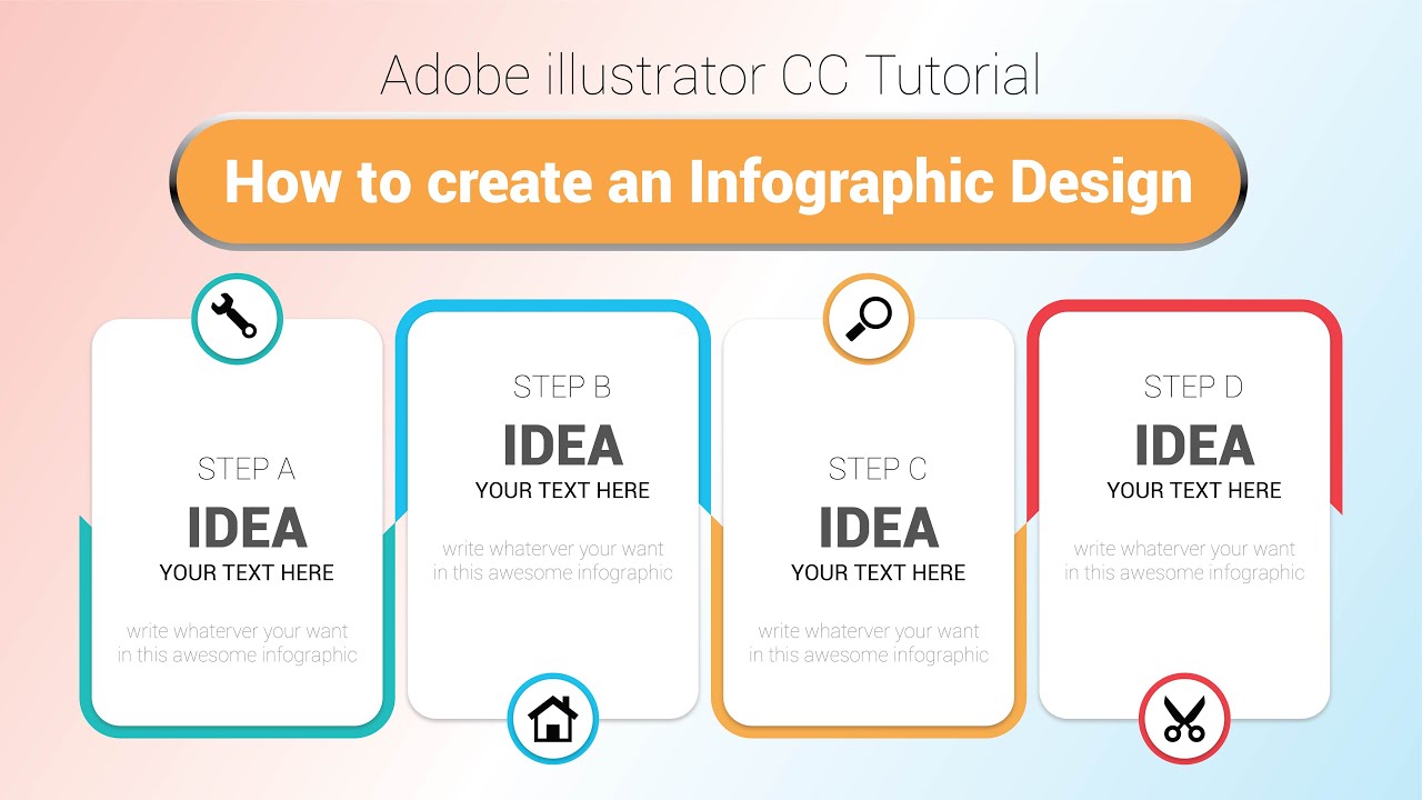 Adobe Illustrator Cc Tutorial How To Create An Infographic Design Youtube